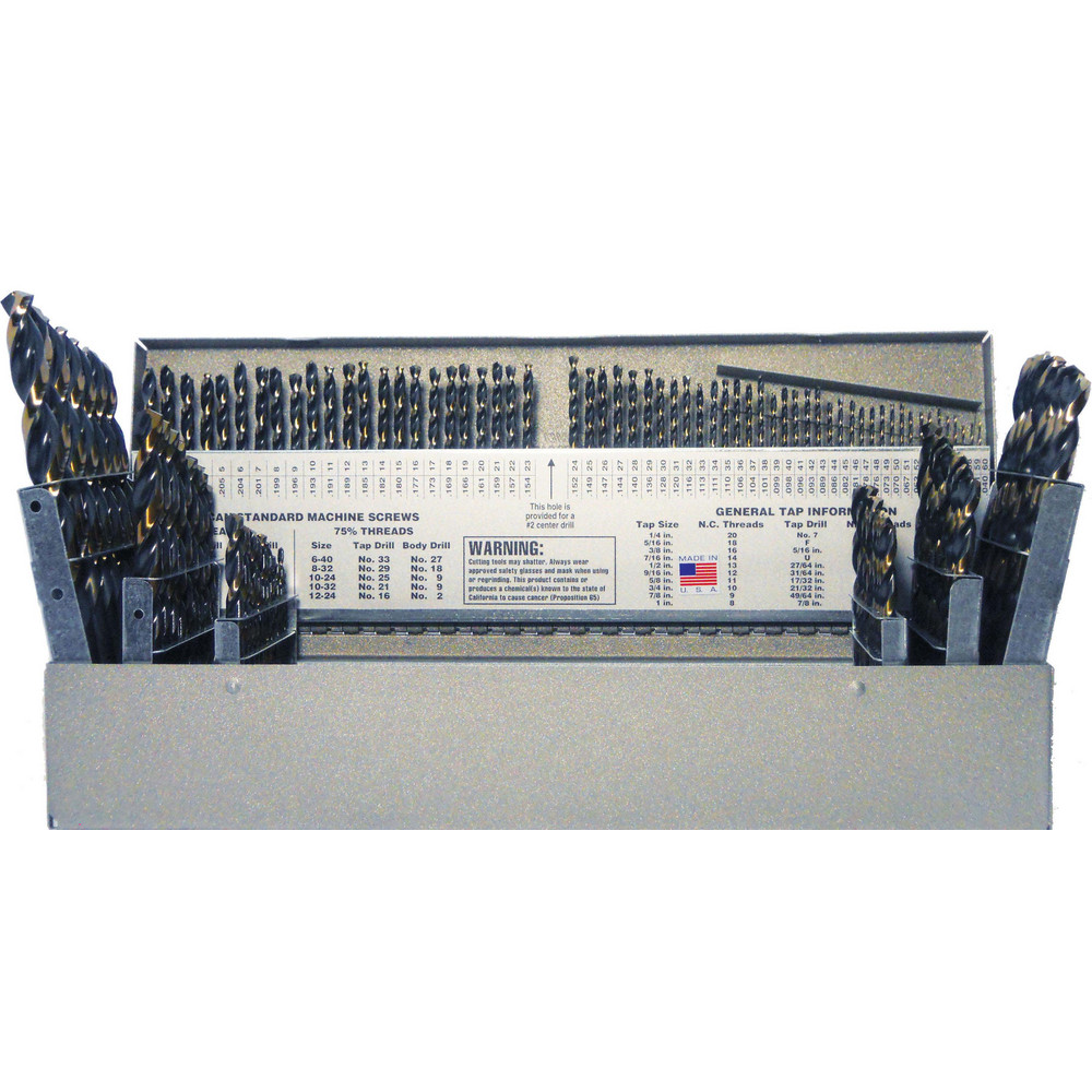 Triumph Twist Drill - Drill Bit Set: Jobber Length Drill Bits, 115.0 Pc ...