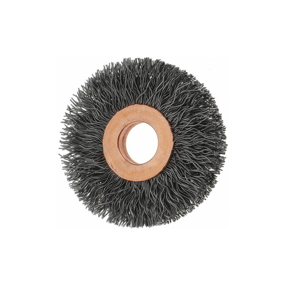 Tru-Maxx - Wheel Brush: 2" Wheel Dia, 3/8" Face Width, 0.0140" Wire Dia ...