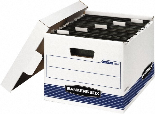 BANKERS BOX - Pack of (4) 1 Compartment, 12-5/8" Wide x 10" High x 15-5 ...