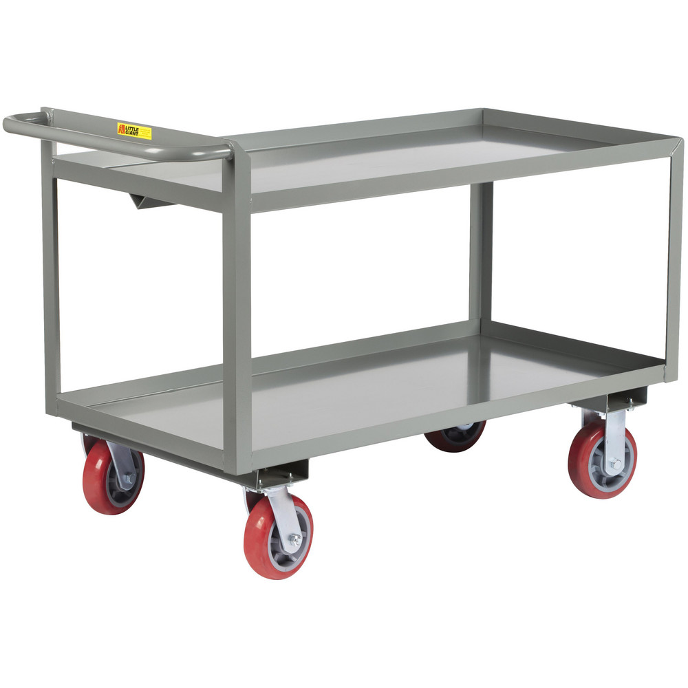 Little Giant® - Merchandise Collectors Utility Cart: 66" Long, 30" Wide, Steel, 3600 lb Capacity ...