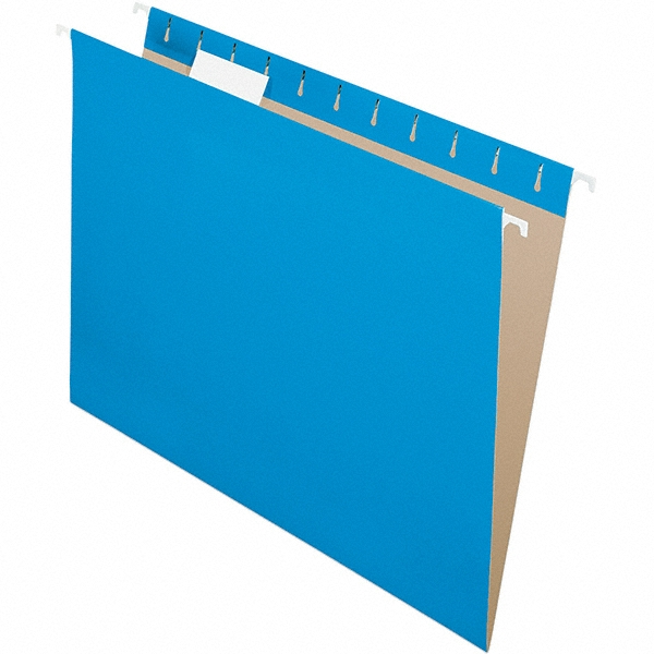 Pendaflex - Hanging File Folder: Letter, Blue, 25/Pack | MSC Direct