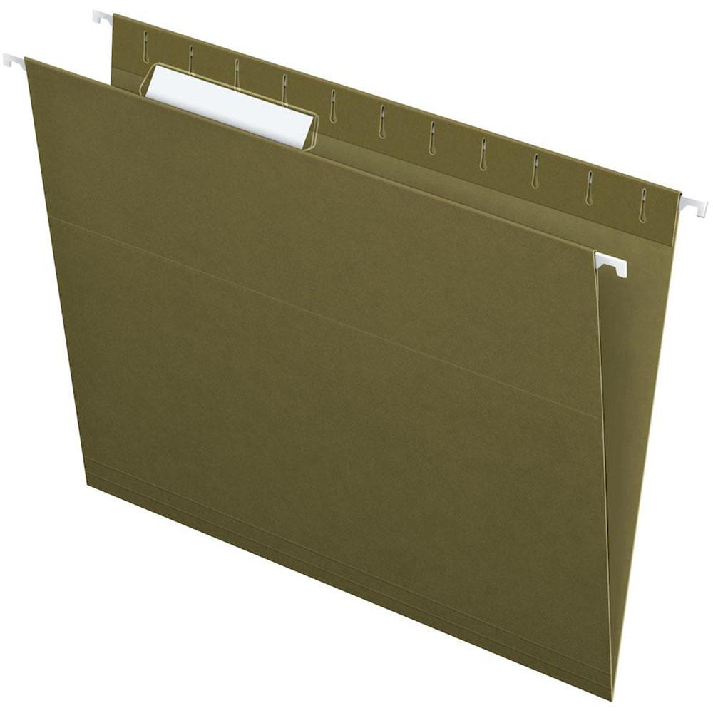Pendaflex - Hanging File Folder: Letter, Standard Green, 25/Pack | MSC ...
