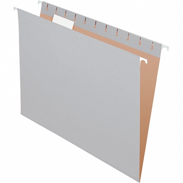 Pendaflex - Hanging File Folder: Letter, Gray, 25/Pack | MSC Direct