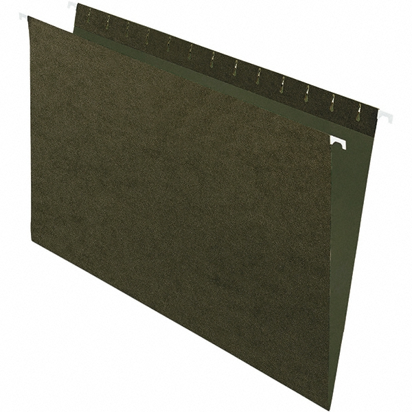 Pendaflex - Hanging File Folder: Legal, Standard Green, 25/Pack | MSC ...