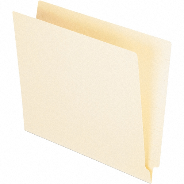 Pendaflex - File Folders with End Tab: Letter, Manila, 100/Pack | MSC ...