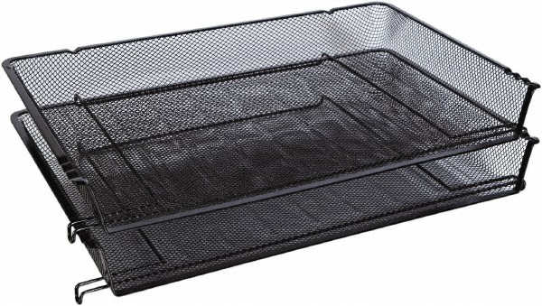 Universal One - Desktop Kits: Organizer Type: Desk Tray; Color: Black ...