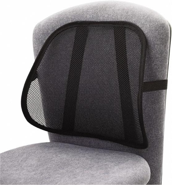 Safco - Mesh Backrest, 17-1/2w x 3-1/8d x 15h, Black | MSC Direct