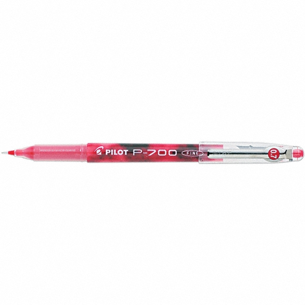 Pilot - Roller Ball Pen: Precision Tip, Red Ink | MSC Direct