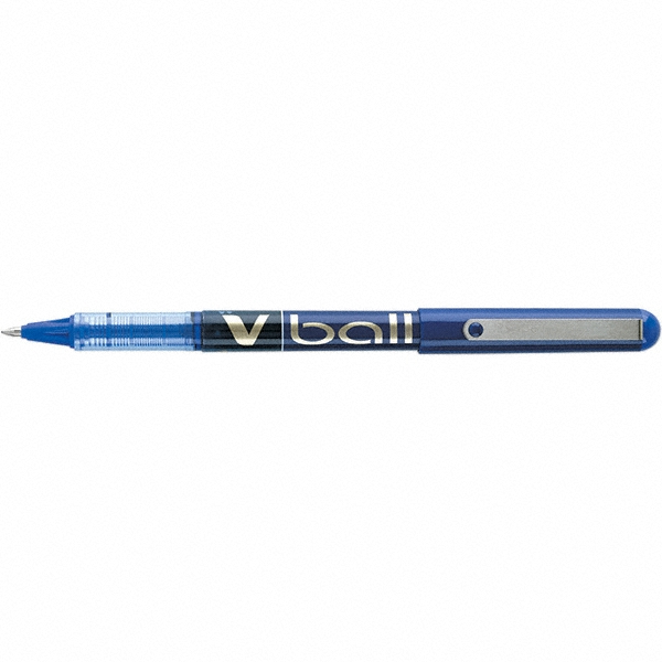 Pilot - Roller Ball Pen: Conical Tip, Blue Ink | MSC Direct