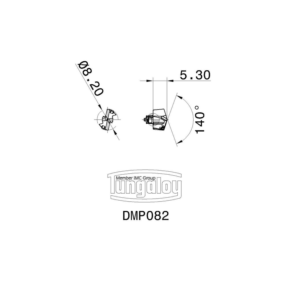 Tungaloy - Indexable Boring Bar: A10-SYUBR2-D16, 1.0000" Min Bore ...