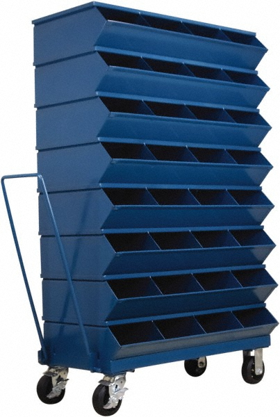 Stackbin - 8 Bin, Shelving Unit with Openings & Base | MSC Direct