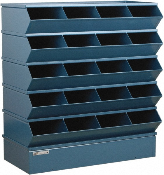 Stackbin - 5 Bin, Shelving Unit with Openings & Base | MSC Direct