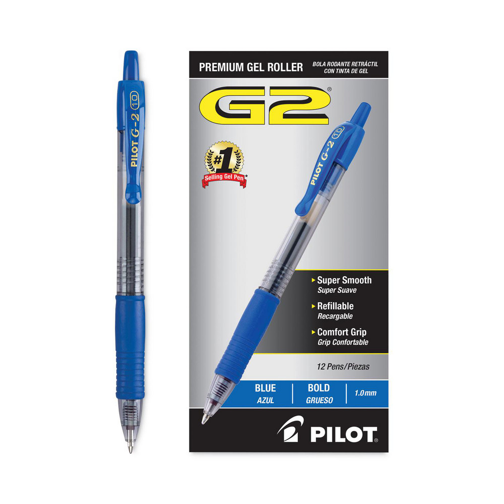 Pilot - Roller Ball Pen: Conical Tip, Blue Ink | MSC Direct