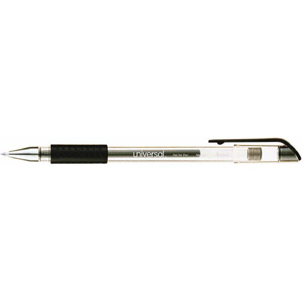 UNIVERSAL - Roller Ball Pen: Conical Tip, Black Ink | MSC Direct