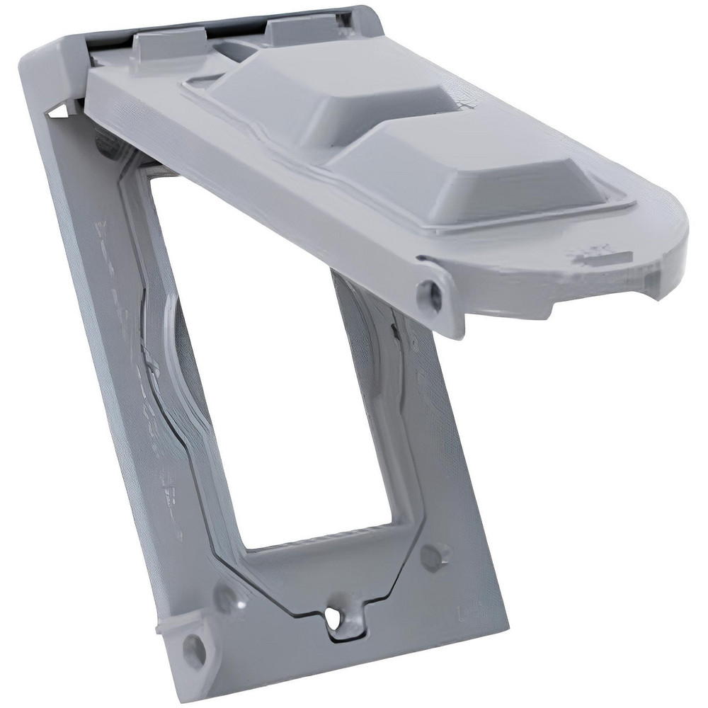 Leviton - Device Electrical Box Cover: Aluminum | MSC Direct