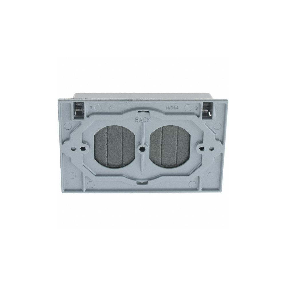 Leviton - Device Electrical Box Cover: Aluminum | MSC Direct
