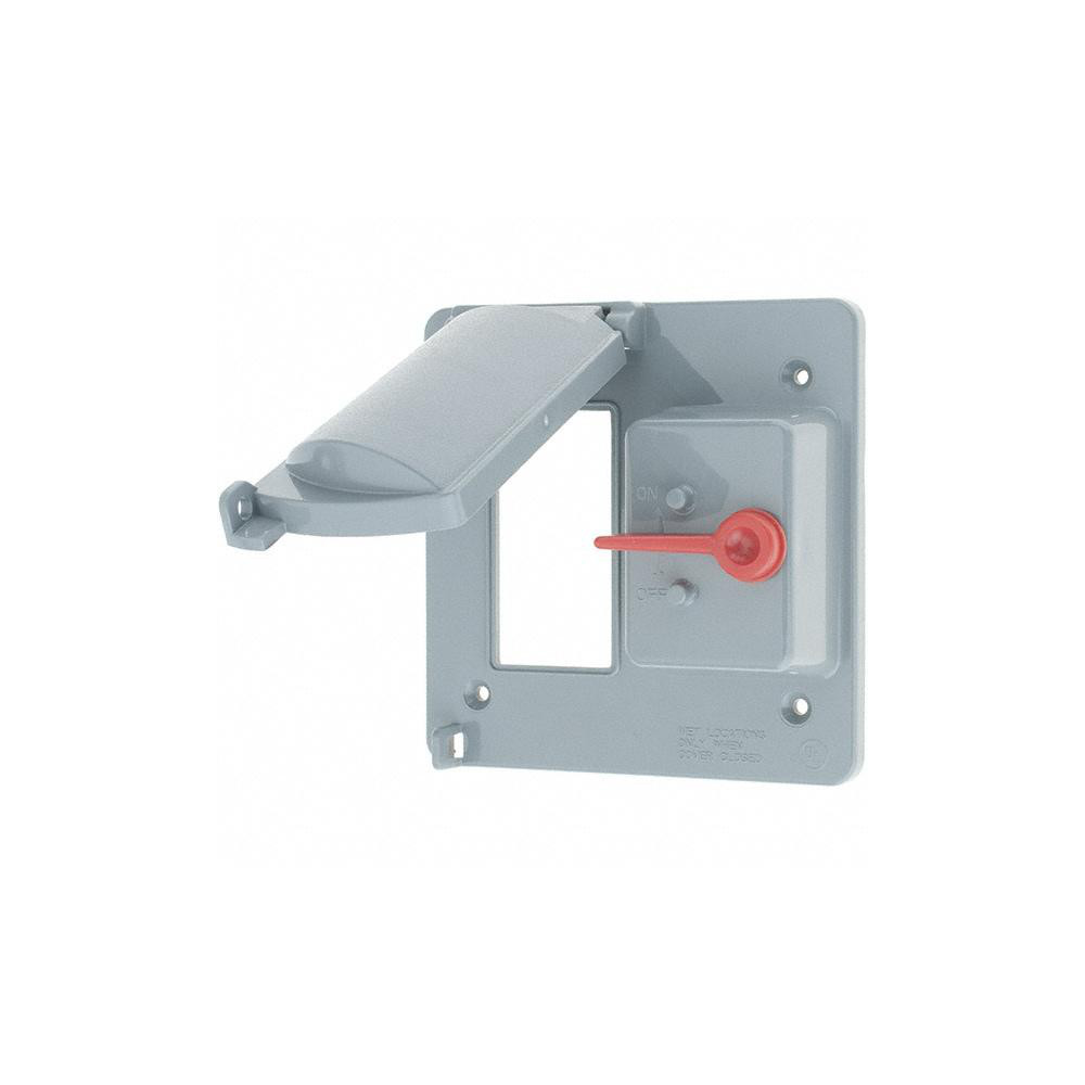 Leviton - Device Electrical Box Cover: Polycarbonate | MSC Direct