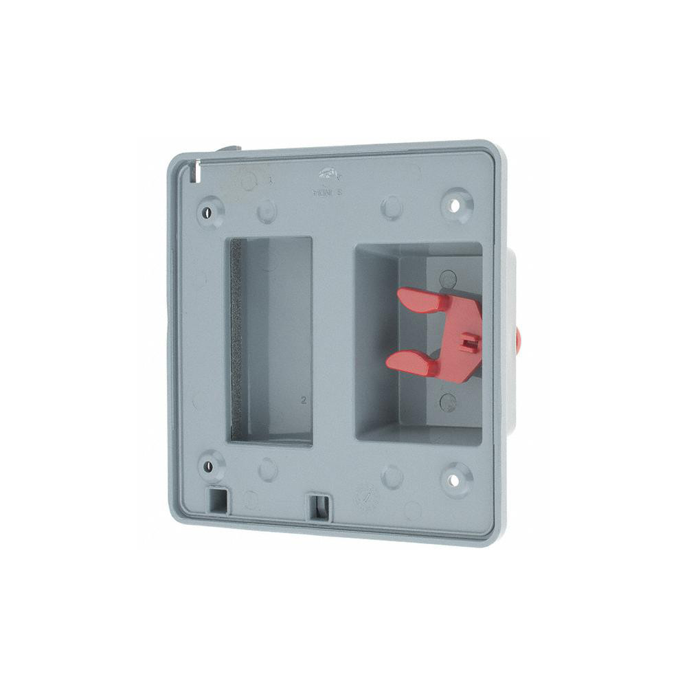 Leviton - Device Electrical Box Cover: Polycarbonate | MSC Direct