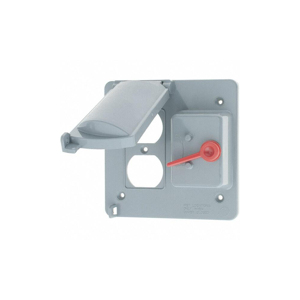 Leviton - Device Electrical Box Cover: Polyvinyl Chloride | MSC Direct