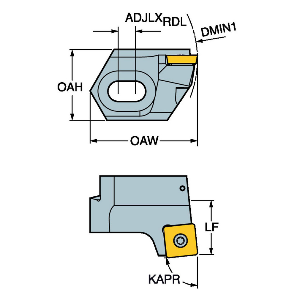 Sandvik Coromant - Indexable Boring Cartridge: Series CoroBore BR30 ...
