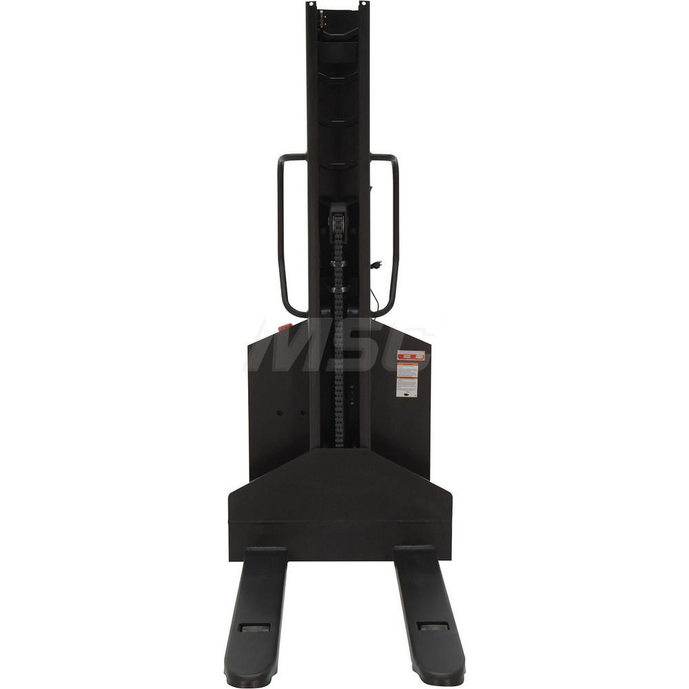 Vestil - 1,000 Lb Capacity, Battery Operated Narrow Mast Stacker ...
