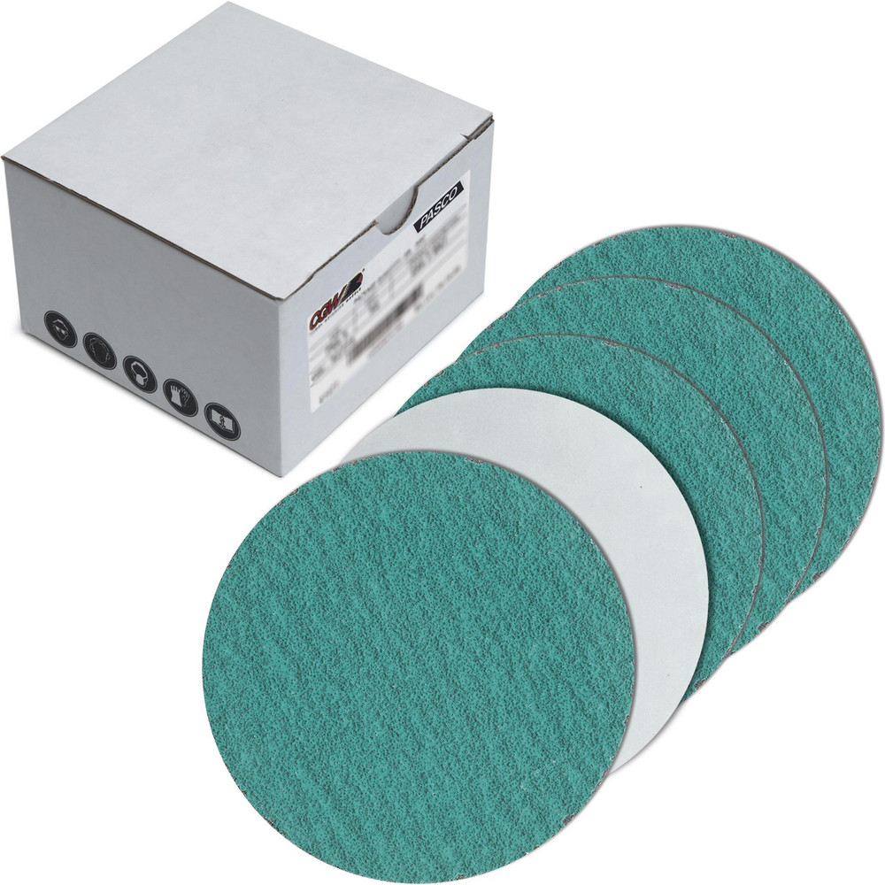 CGW Abrasives - 5" Dia PSA Disc: 80 Grit, Zirconia Alumina | MSC Direct