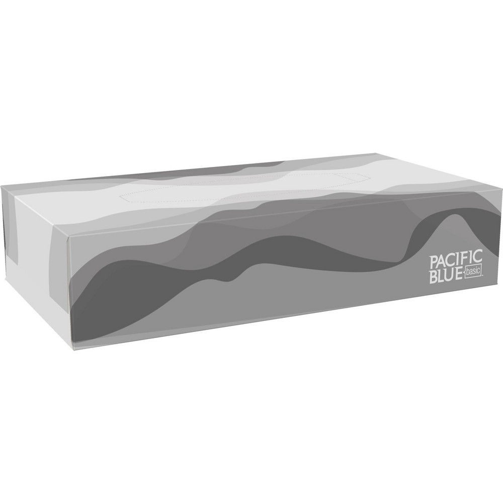 Georgia Pacific - Pacific Blue Basic 2-Ply Facial Tissue, Flat Box ...