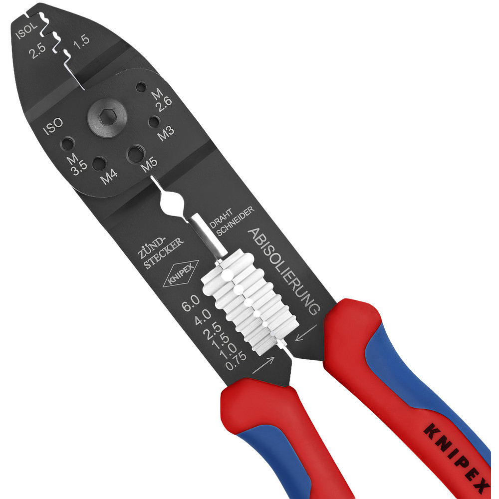 Knipex - Crimpers: Handle Style: Comfort Grip; Crimper Type: Crimping ...