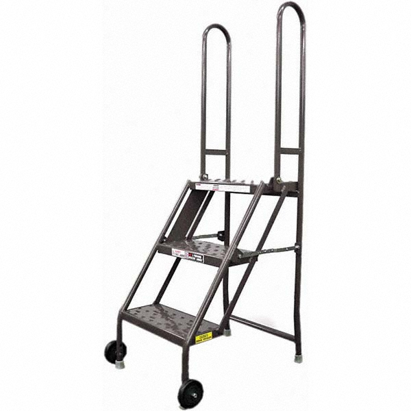 TRI-ARC - 3 Step Steel Foldable Step Ladder: | MSC Direct