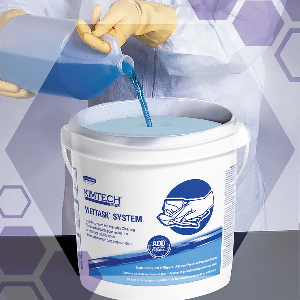 Kimtech - 12X12.5" WHT 90/ROLL DISINFECTANT WIPES | MSC Direct