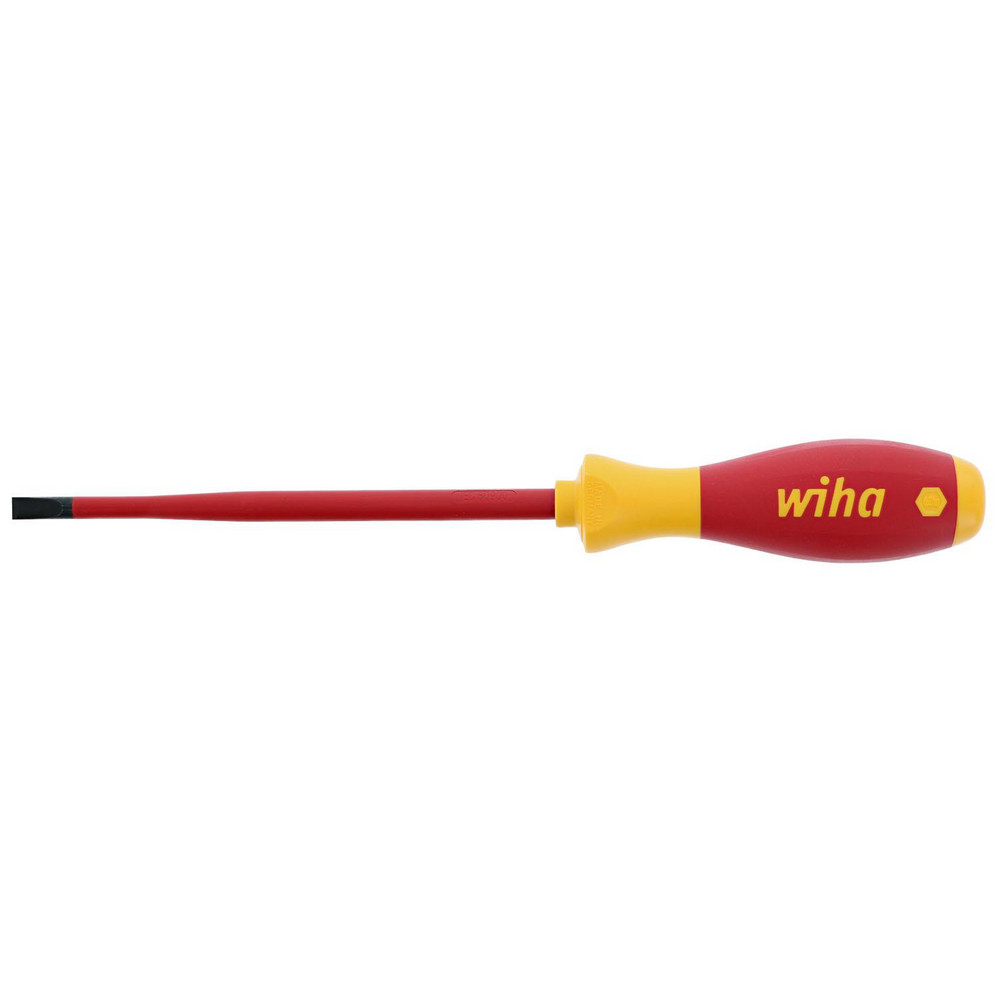 Wiha - Slotted Screwdrivers: Blade Width (Inch): 1/4; Blade Length (mm ...