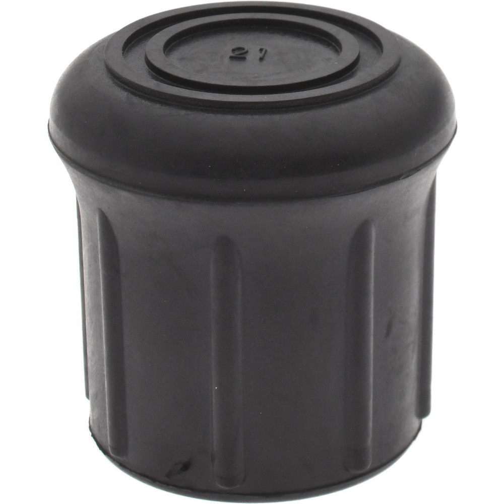 Made in USA - 1-1/8" ID, Rubber Crutch Tip | MSC Direct