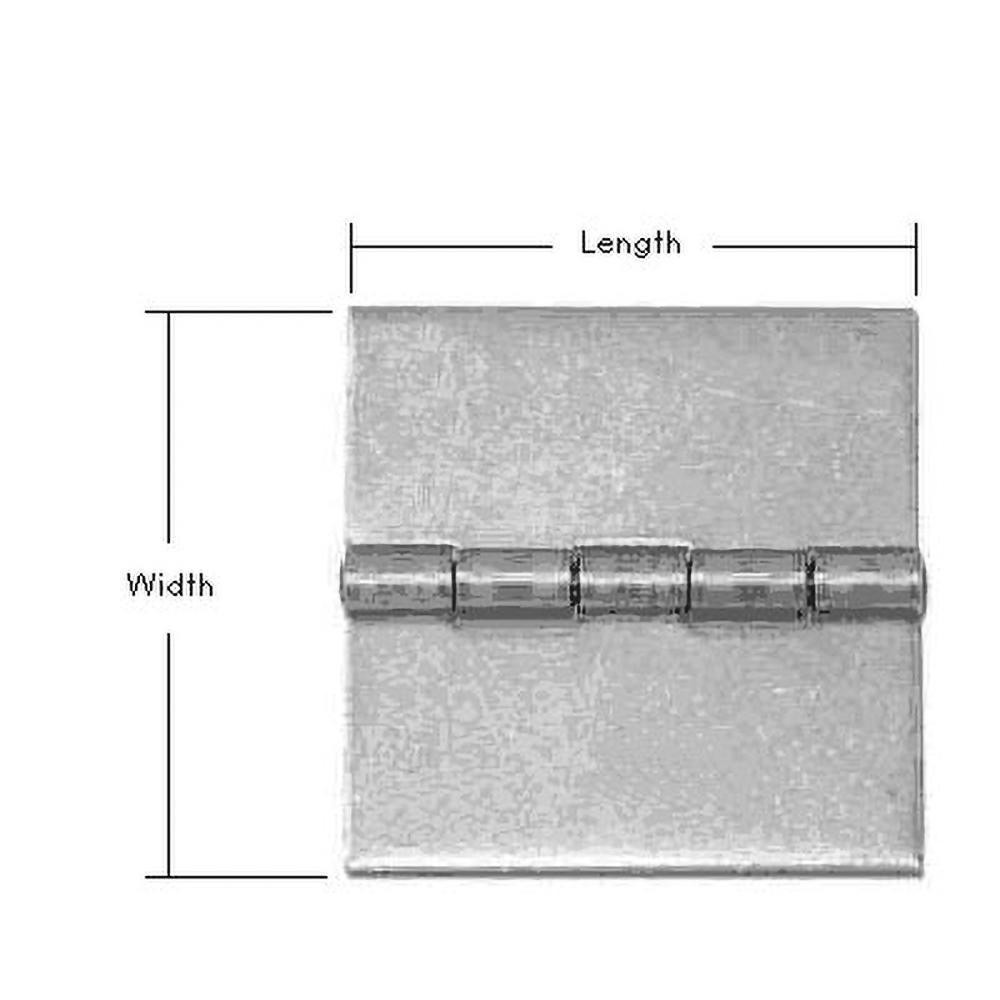 Guden - 4" Wide x 0.12" Thick, Blank Butt Hinge - 32854143 - MSC ...