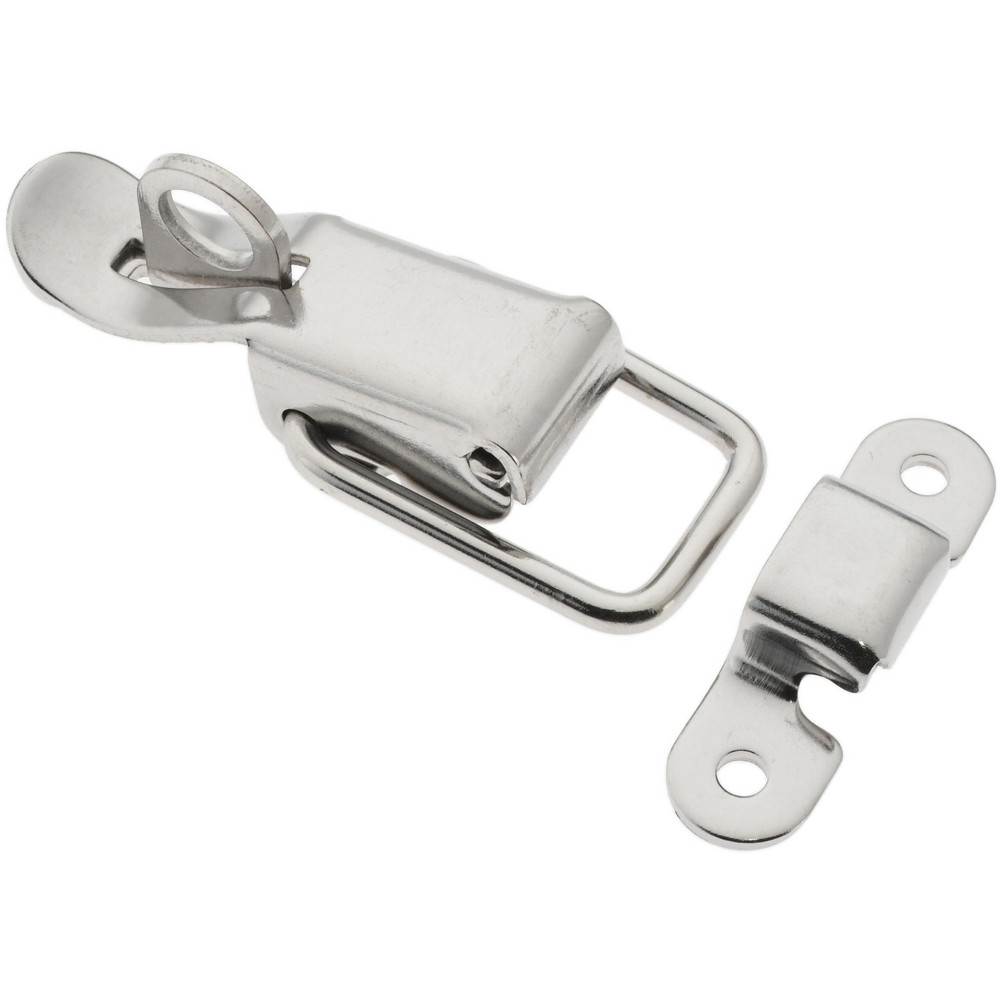 Value Collection - Padlockable Door Latch: 0.92" OAW, Stainless Steel ...