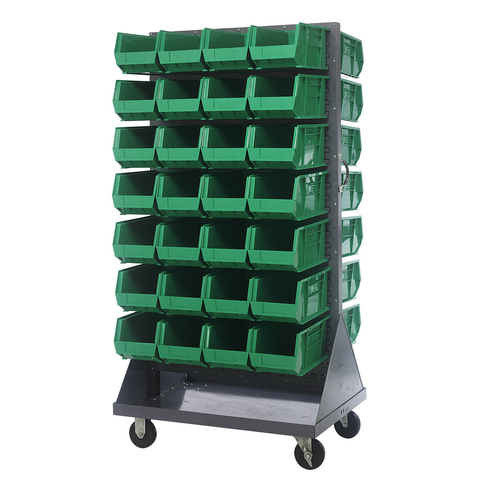 Quantum Storage - Mobile Pick Rack: Double-Sided & Mobile Louvered Rack ...