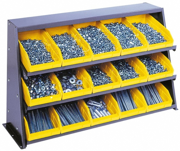 Quantum Storage - Bench Pick Rack: Bench Stand with Bins, 240 lb ...