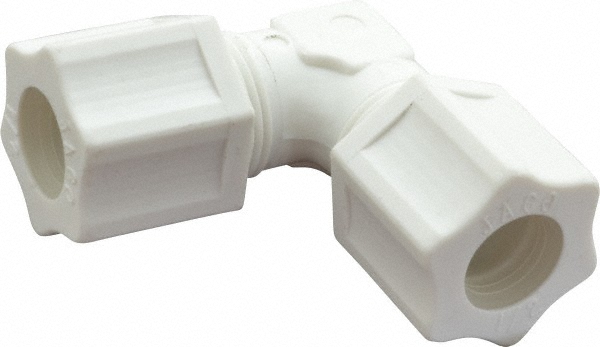 Made in USA - 1/2" Tube OD, Polypropylene Plastic Compression Tube ...