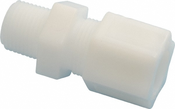 Made in USA - 1/2" Tube OD, Acetal/Celcon Plastic Compression Tube Male ...