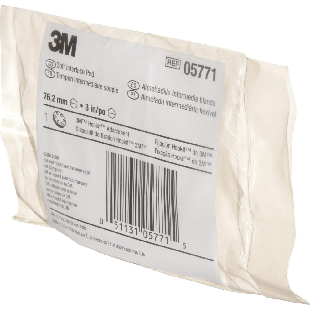 3M - Disc Backing Pad: 3" Dia, Hook & Loop | MSC Direct