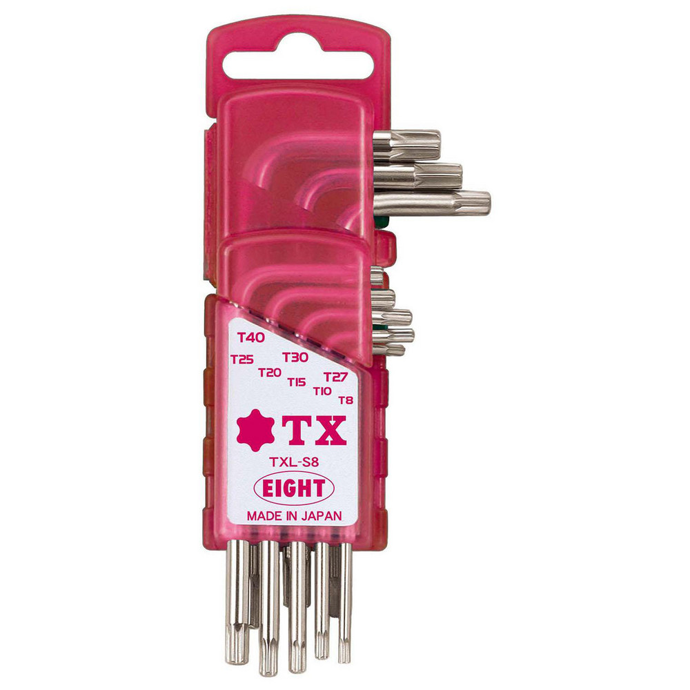 Eight Tool - Torx Key Sets: End Type: Torx; Torx Size: T30, T40, T10 ...