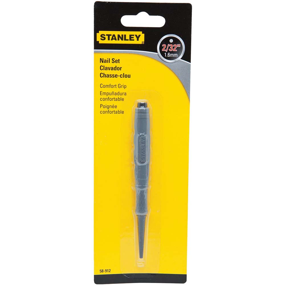 Stanley - Stanley Sqare Head Nail Punch: 1/16" | MSC Direct
