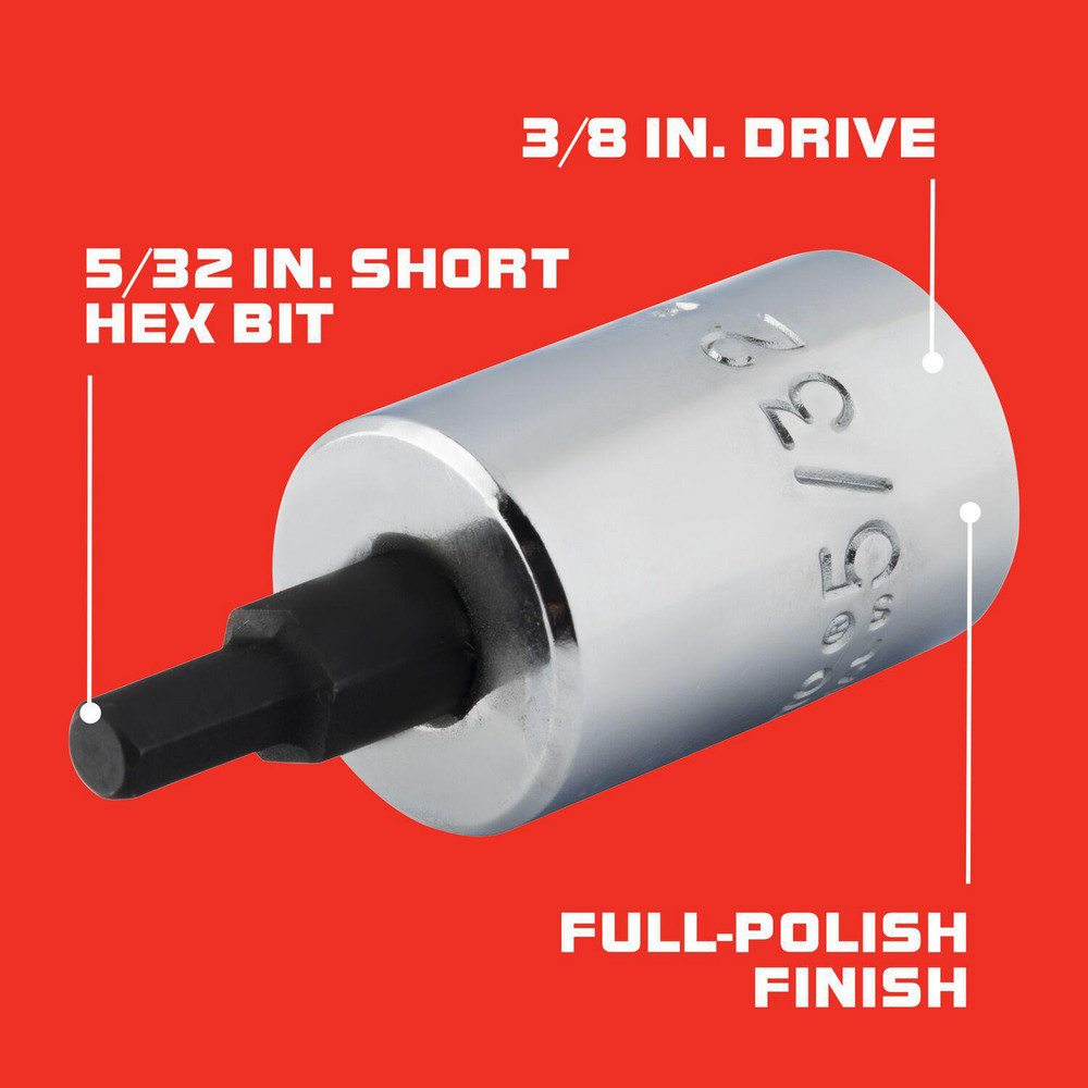 Proto - Hand Hex Bit Socket: 3/8" Drive, 5/32" Hex | MSC Direct