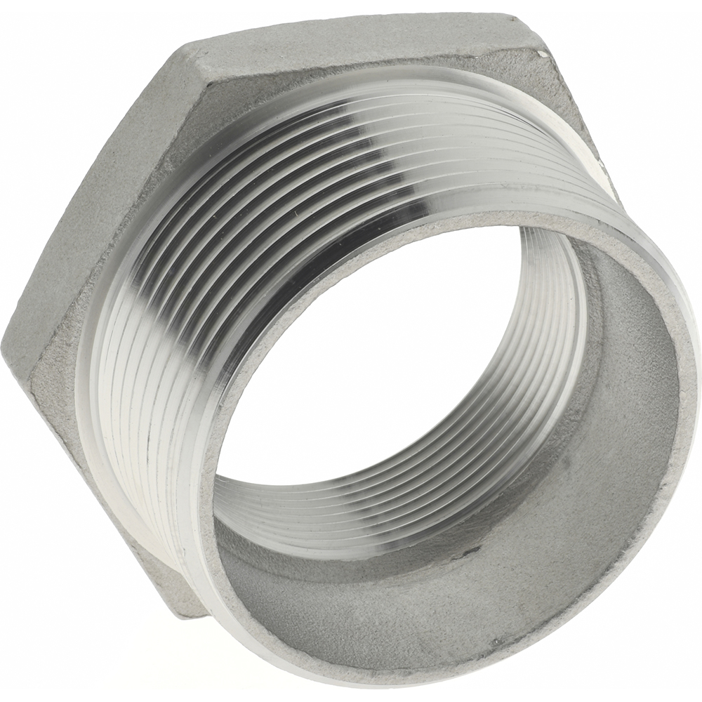 Merit Brass - Pipe Bushing: 2-1/2 x 2", 304 Stainless Steel | MSC Direct