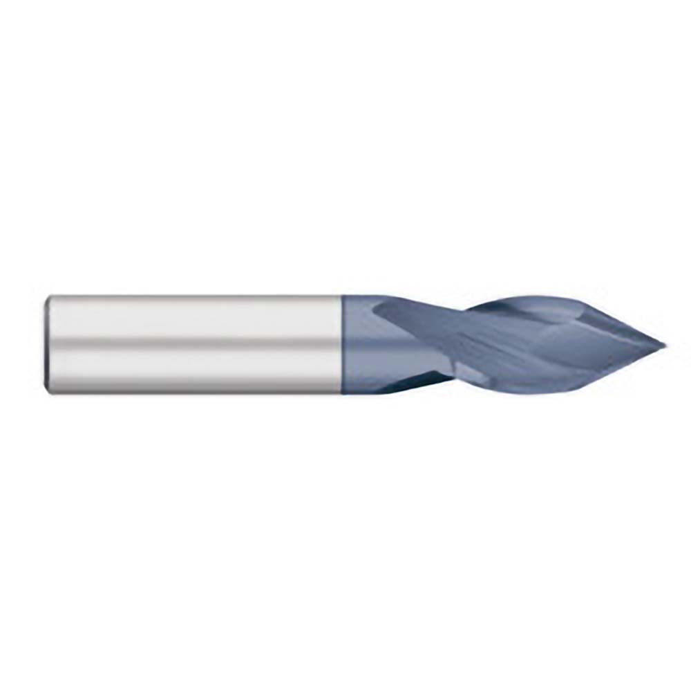 Titan USA - Drill Mill: 1/8" Dia, 1/2" LOC, 2 Flutes, 60 ° Point, Solid ...