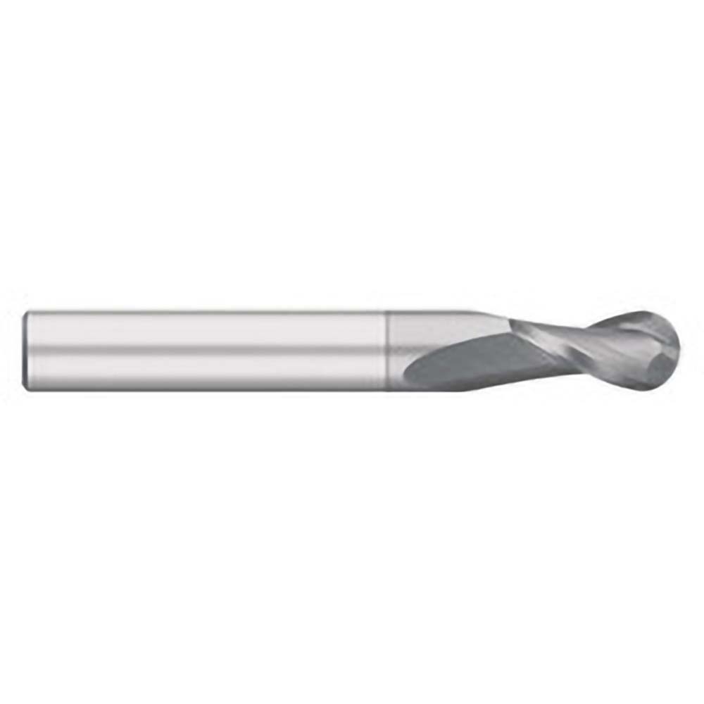 Titan USA - Ball End Mill: 3/16" Dia, 3/4" LOC, 2 Flute, Solid Carbide ...