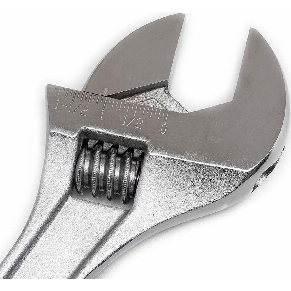 Crescent - Adjustable Wrench: 15" OAL, 1-11/16" Jaw Capacity | MSC Direct