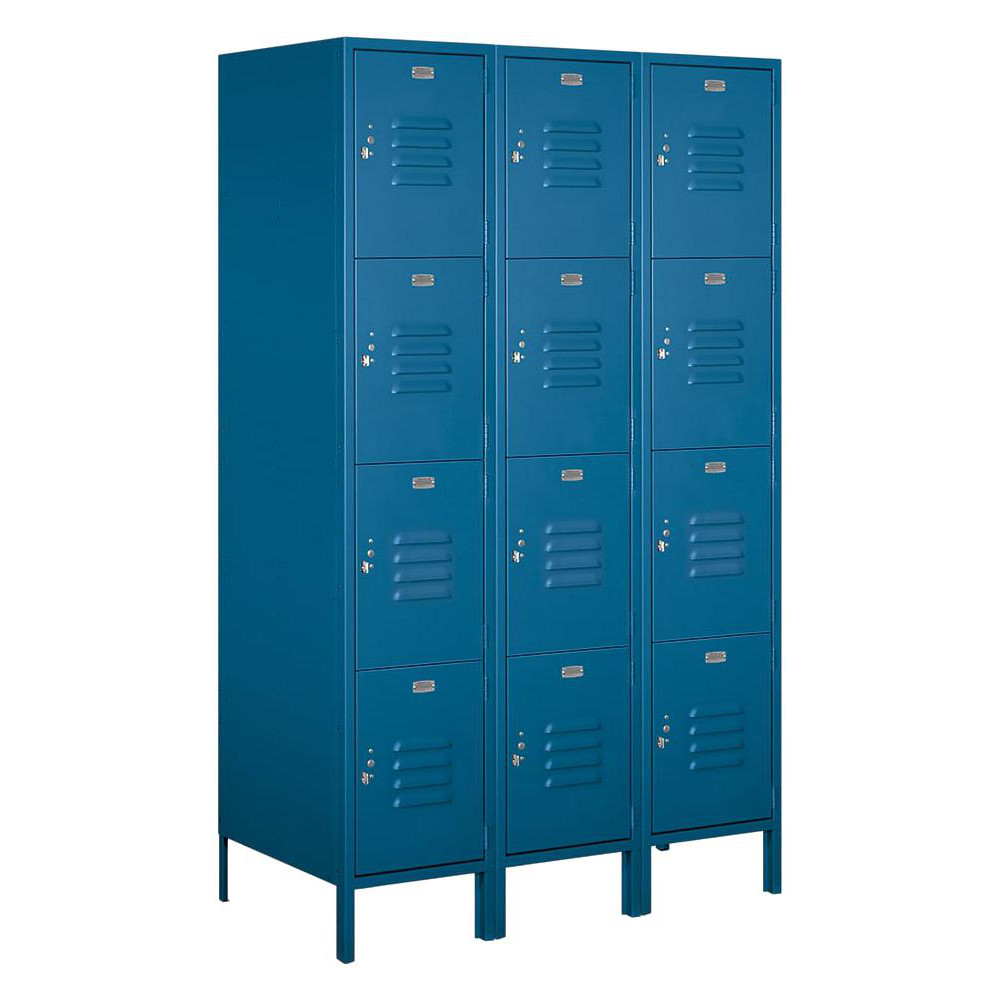 Salsbury Industries - 3-Wide Locker: 54" Wide, 21" Deep, 78" High ...