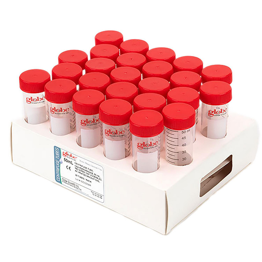 Globe Scientific - Test & Sample Tubes: Type: Centrifuge Tube; Capacity ...