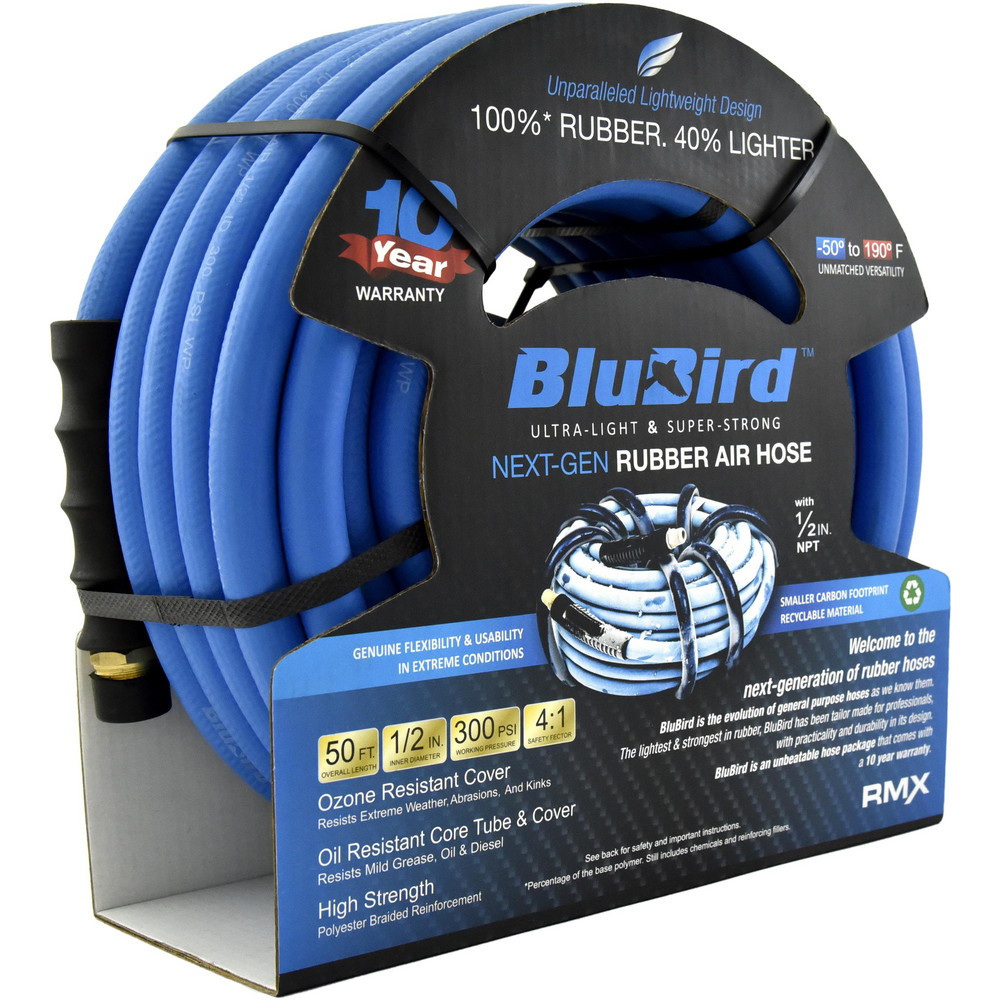 BluBird - BluBird 1/2" x 50' Rubber Air Hose | MSC Direct