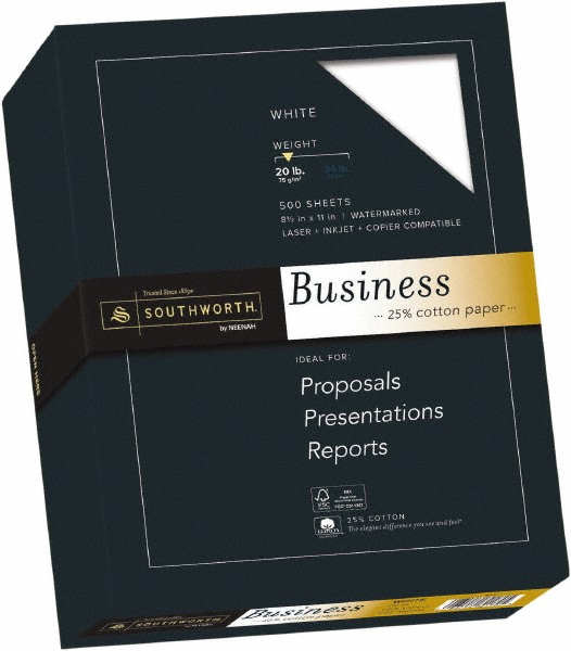 Southworth - Office Machine Supplies: Copy Paper, White, 1 per Pack ...